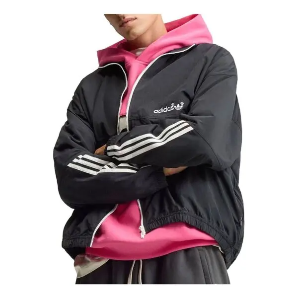 Adidas Adisignature Vista Wind Track Jacket Asia Sizing - Black
