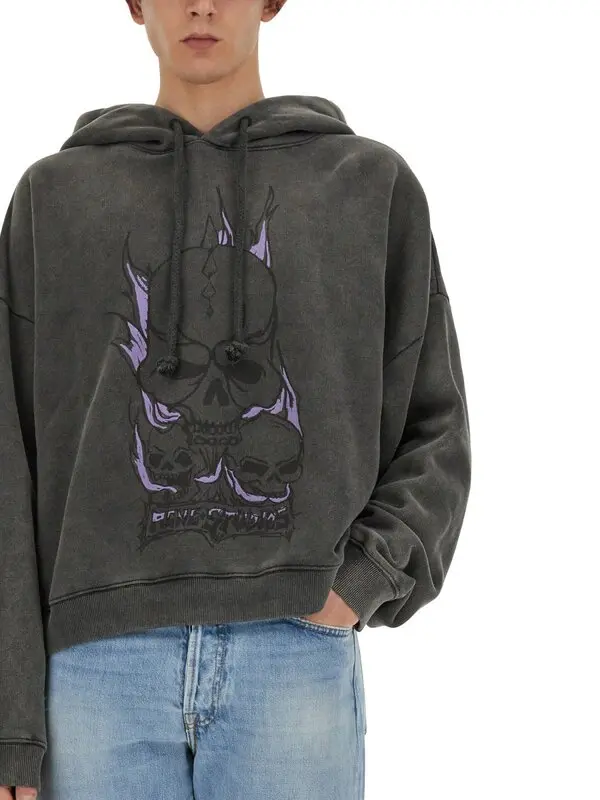 Acne Studios Skull Print Sweatshirt