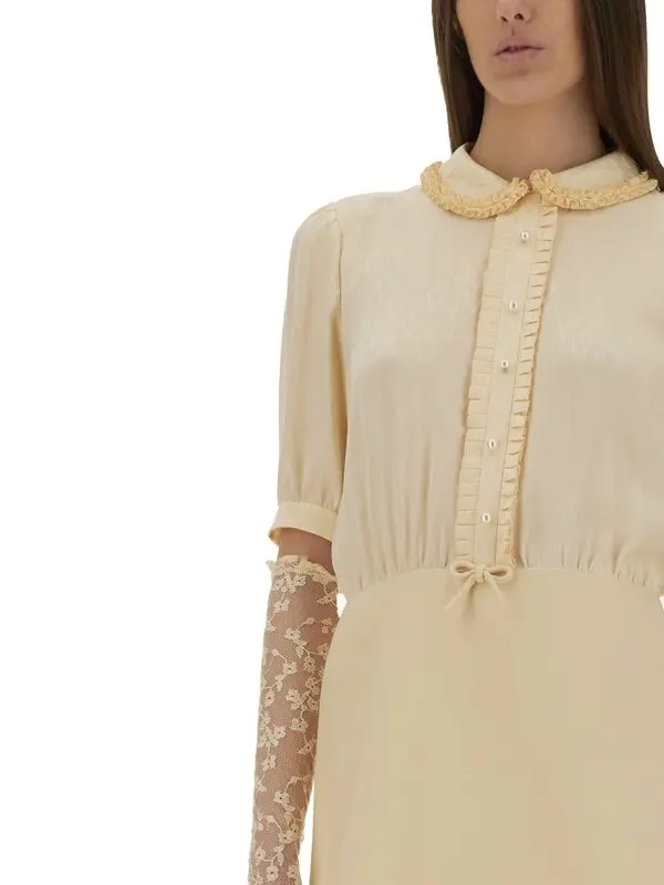 Valentino Garavani Crepe Couture Short Dress