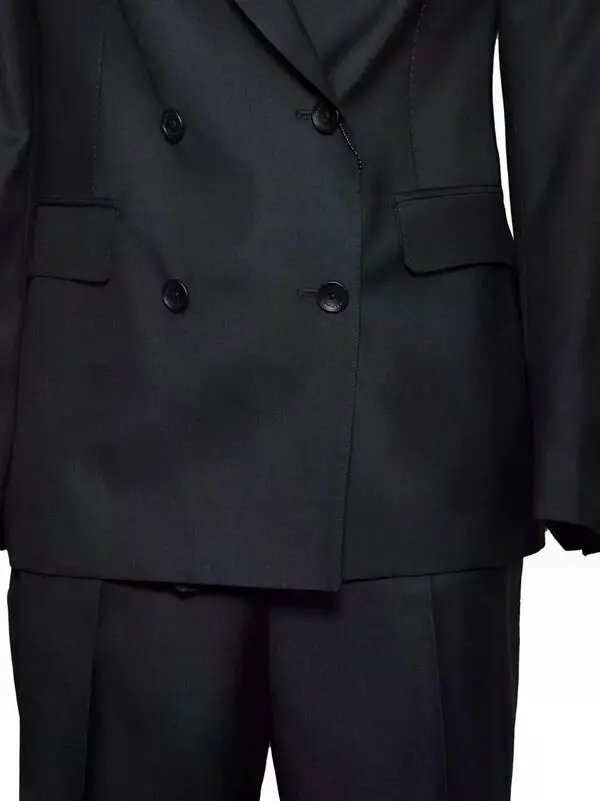 Tagliatore Parisian Double-breasted Suit - Black