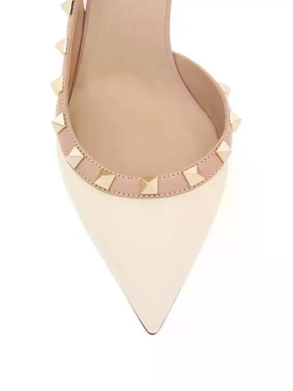 Valentino Garavani Rockstud Calfskin Slingback Pump 50mm