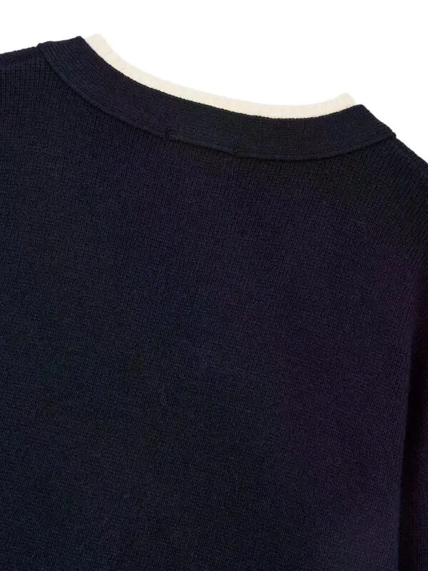 STUDIO TOMBOY Layered-style Cardigan - Blue