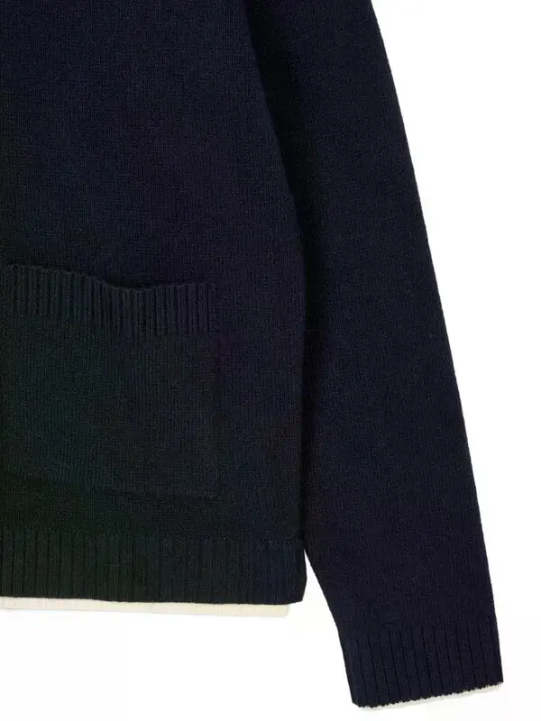 STUDIO TOMBOY Layered-style Cardigan - Blue