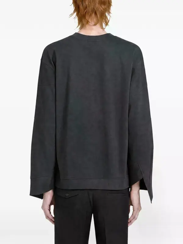 Comme Des Garçons Panelled Flared-sleeve Sweatshirt