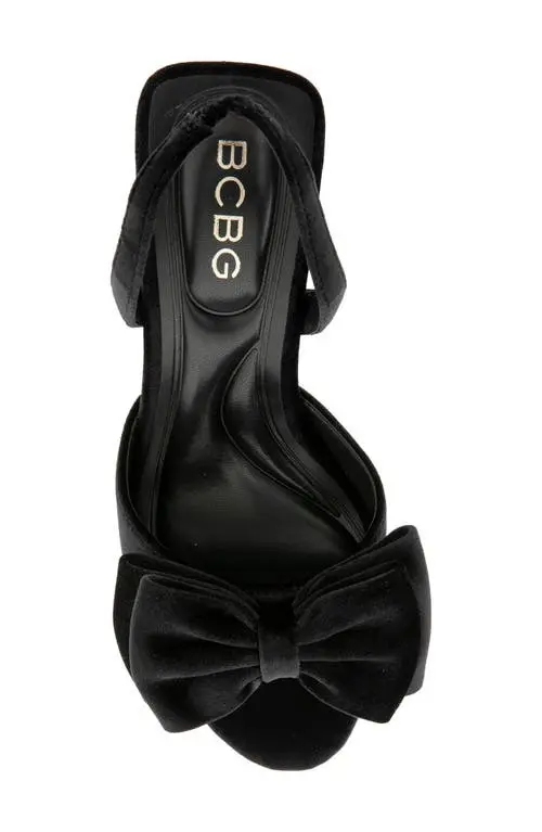 Bcbgmaxazria Song Slingback Sandal - Black
