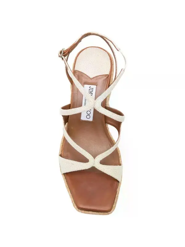 JIMMY CHOO Ayla Wedge Sandals