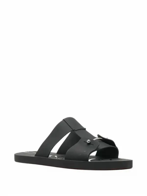 CHRISTIAN LOUBOUTIN Zakouski Pin-embellished Slides