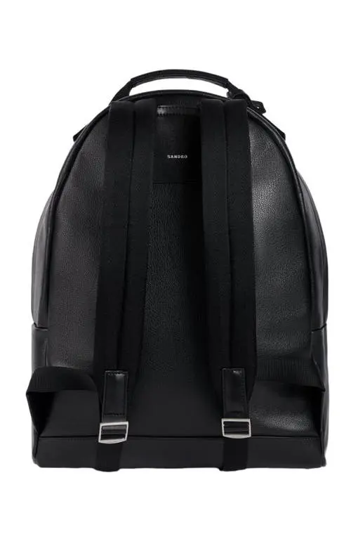 Sandro Reconstituted Leather Rucksack