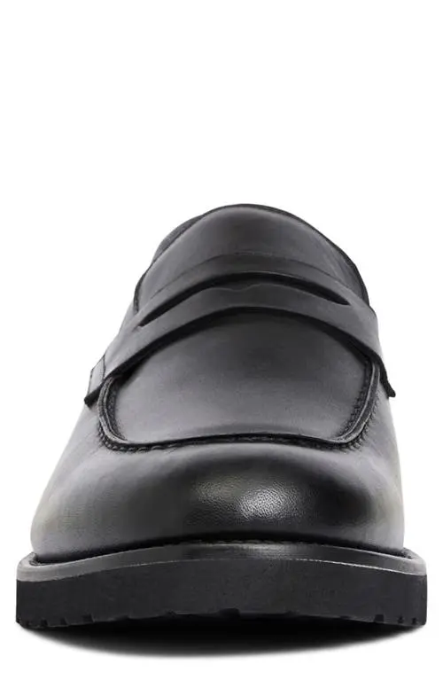 Bruno Magli Zeri Leather Penny Loafer - Black Leather