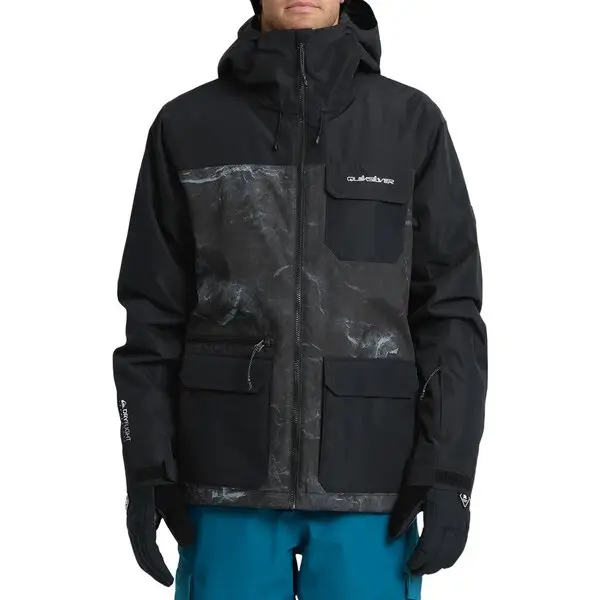 Quiksilver Mission 20k Waterproof Insulated Jacket - Anthracite