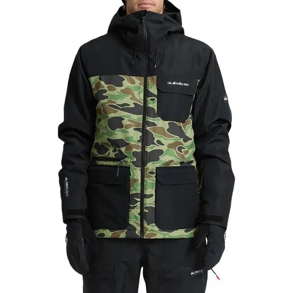 Quiksilver Mission 20k Waterproof Insulated Jacket - Black