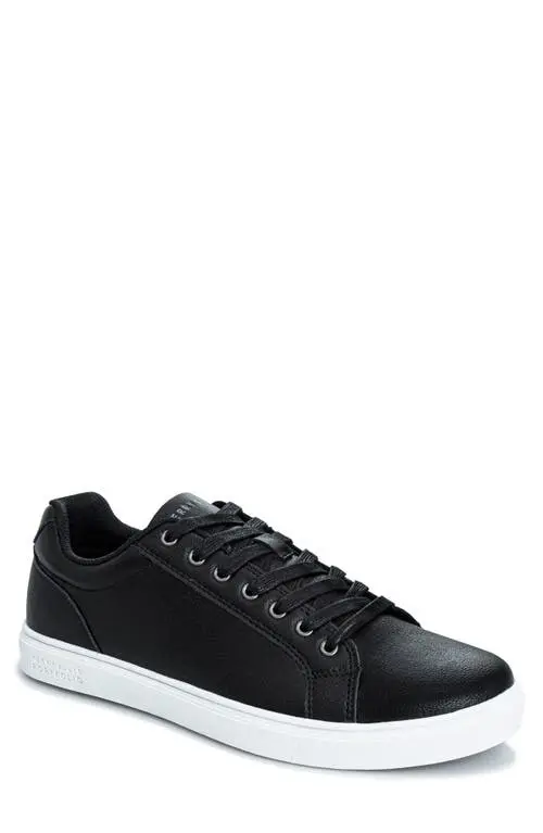 Perry Ellis Portfolio Sneakers Lightweight Ultrafoam Sole Nonslip Sole Allday Comfort - Black