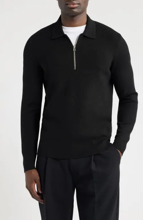 Samsøe Samsøe Guna Half Zip Sweater - Black