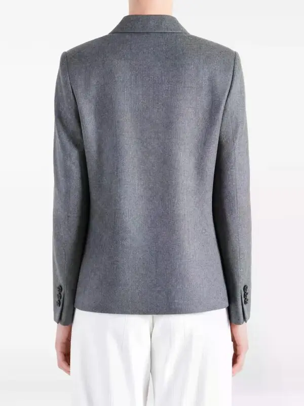 Comme Des Garçons Cut-out Wool Blazer