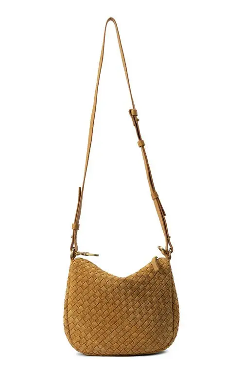 Écotorie Carrie Woven Suede Crossbody Bag