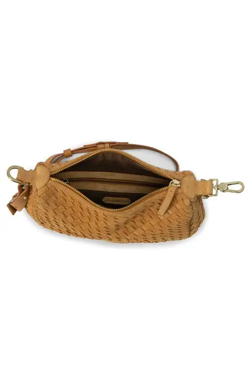 Écotorie Carrie Woven Suede Crossbody Bag
