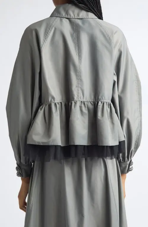 Cinq À Sept Margot Ruffle Hem Jacket