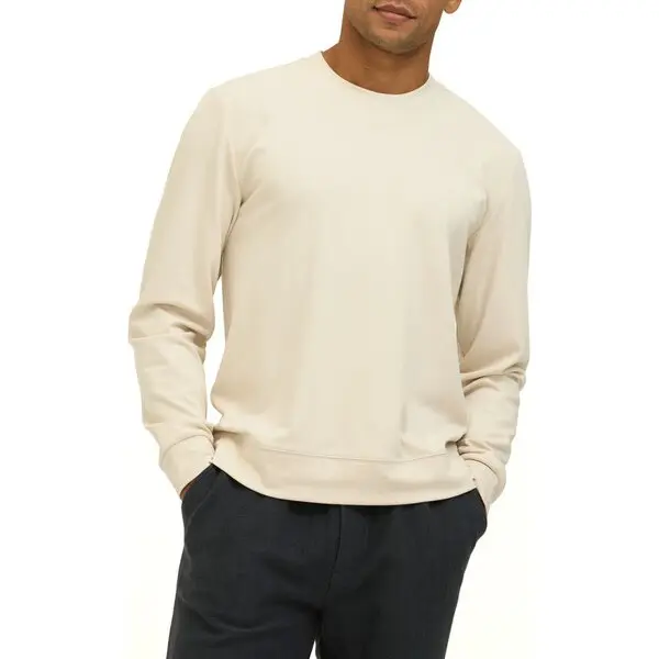 THREADS 4 THOUGHT Corey Fleeced Pullover - Tapioca