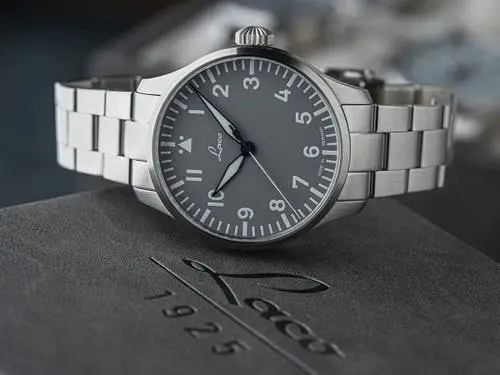 LACO Augsburg42mm, Dial, Automatic, Stainless Steel Bracelet