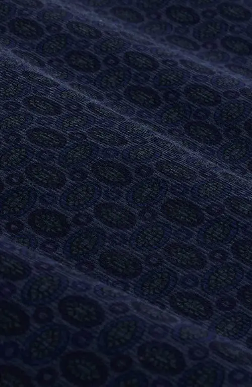 Bugatchi Alvin Shaped Fit Print Corduroy Button-up Shirt
