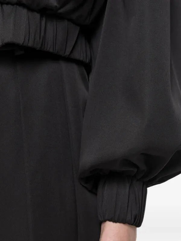NISSA Oversized Cropped Viscose Jacket