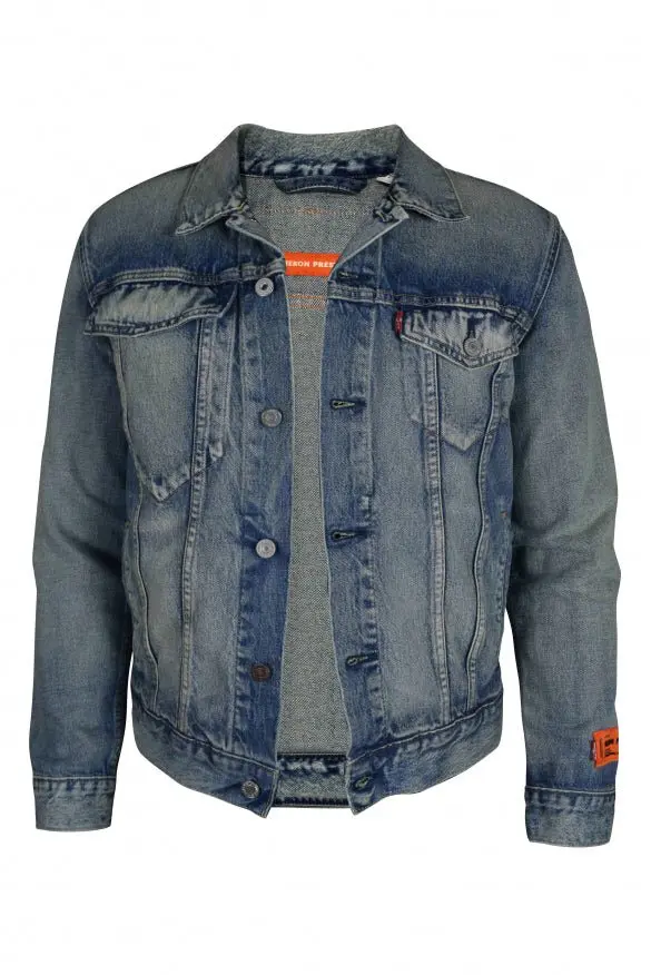 Heron Preston Denim Jacket - Blue