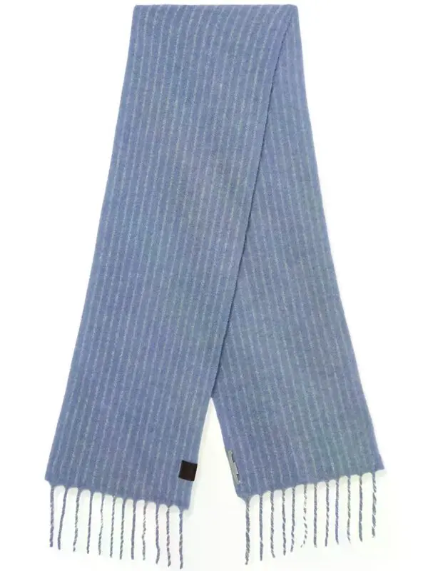 Stella McCartney Striped Scarf - Blue