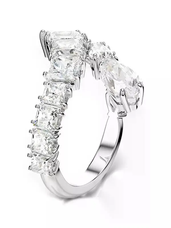 SWAROVSKI Matrix Crystal-embellished Wrap Ring - Silver