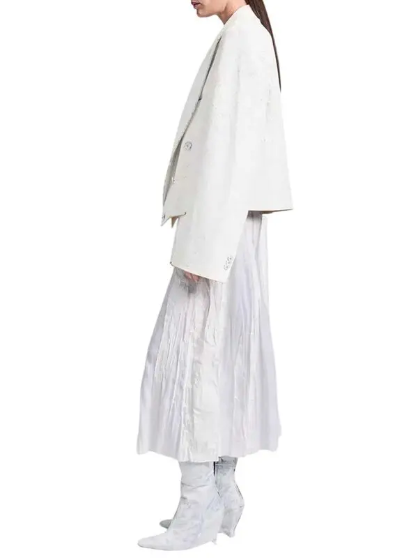 MAISON MARGIELA Cropped Wool Blazer