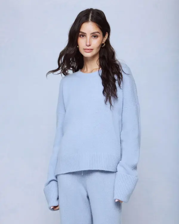 Splendid Tori Cashmere Cable Knit Sweater - Shell