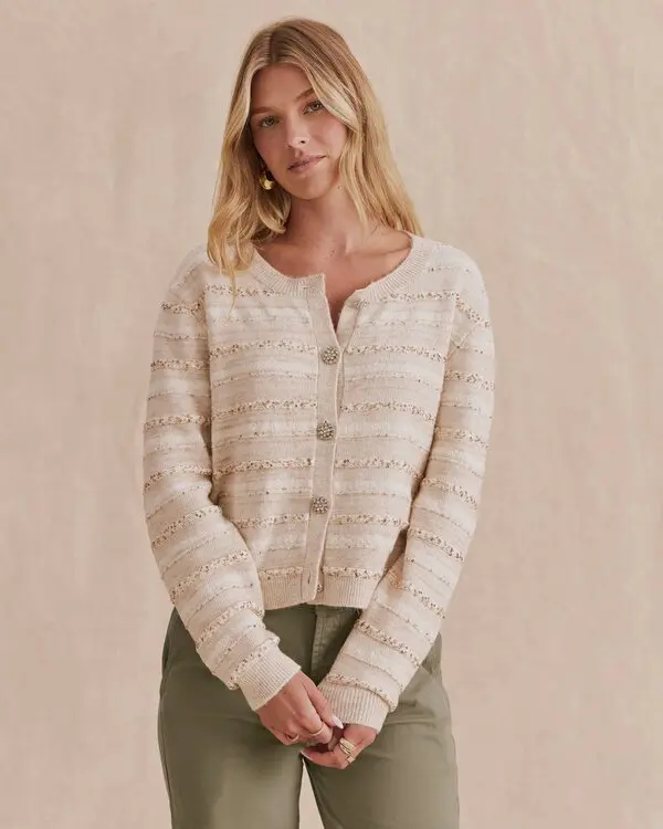 Splendid Lexa Sequin Cardigan - Sequin Multi