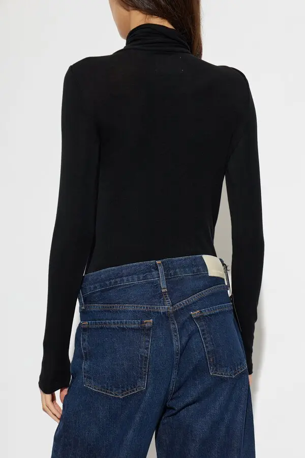 Citizens Of Humanity Long-sleeved 'sculptural' Bodysuit