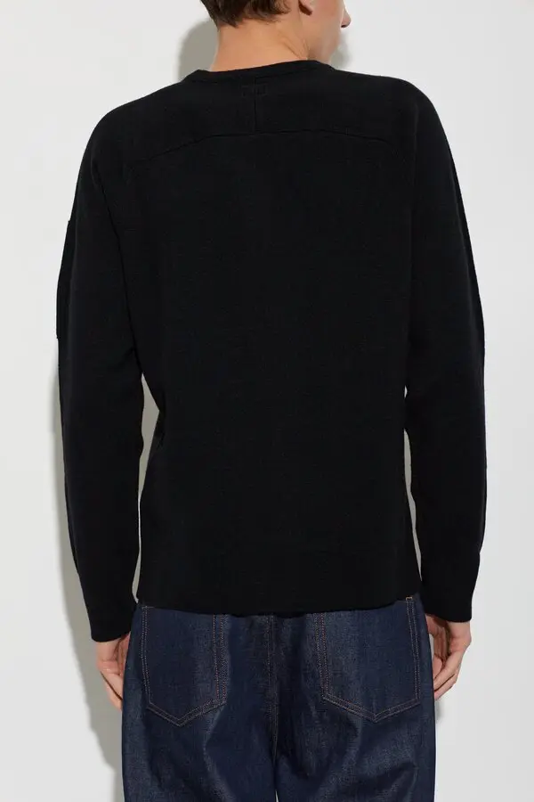 C.P. COMPANY Wool Sweater With Sleeve Pocket
