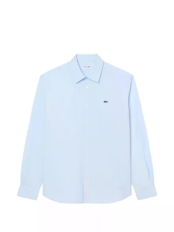 Lacoste Regular-fit Pinpoint Shirt - Blue
