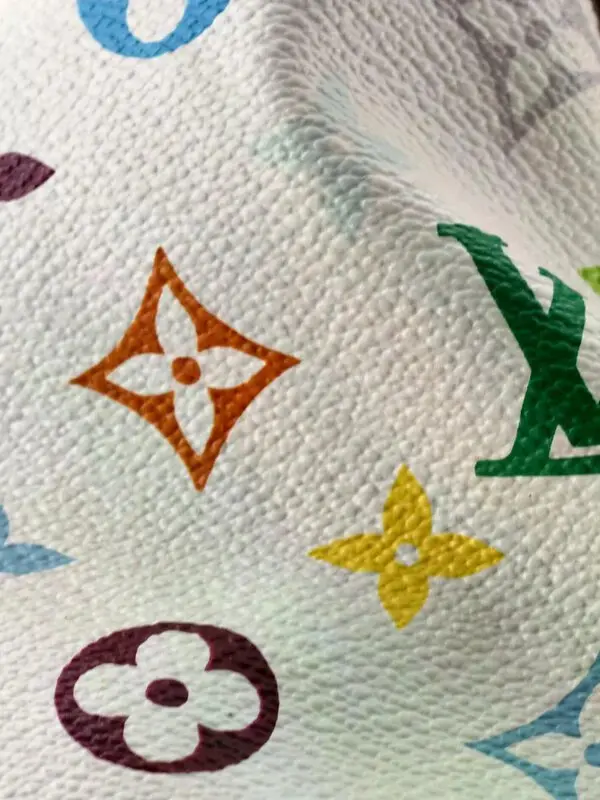 LOUIS VUITTON Audra Handbag Monogram Multicolor Satchel - White