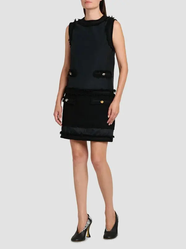 Moschino Wool-blend Shift Dress