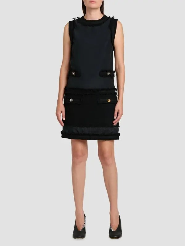 Moschino Wool-blend Shift Dress