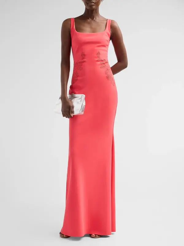 Chiara Boni La Petite Robe Lijia Floral Column Gown