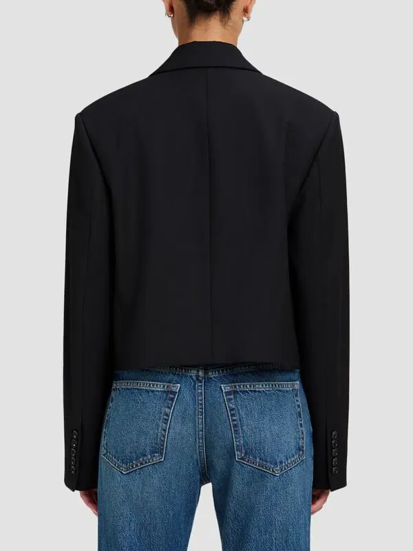 A.L.C. Cass Wool-blend Crop Jacket