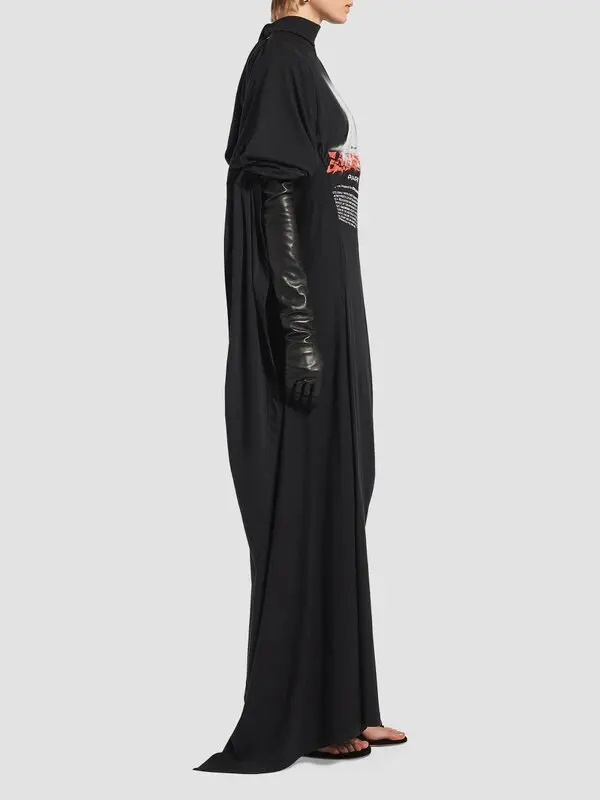 Balenciaga The Door Long Draped Dress