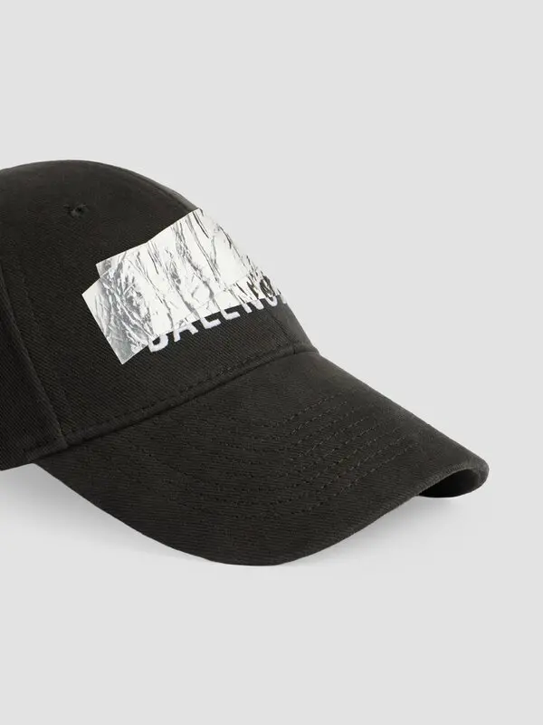 Balenciaga Silver Tape Back Cap