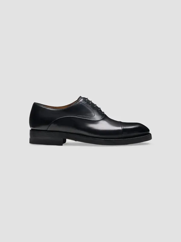 Magnanni Omega Leather Oxfords - Black
