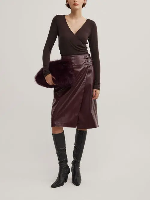 Witchery Wrap Jersey Top