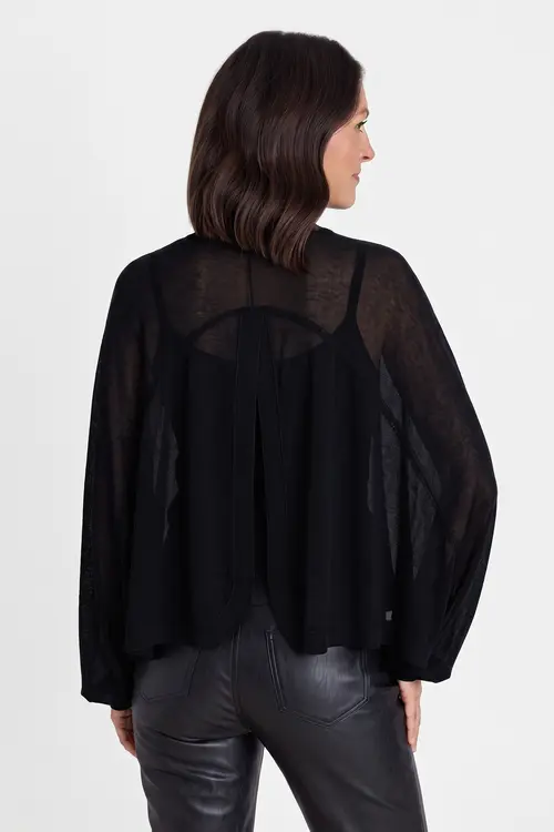 THE NOLI SHOP Donna Two Piece Sweater - Black