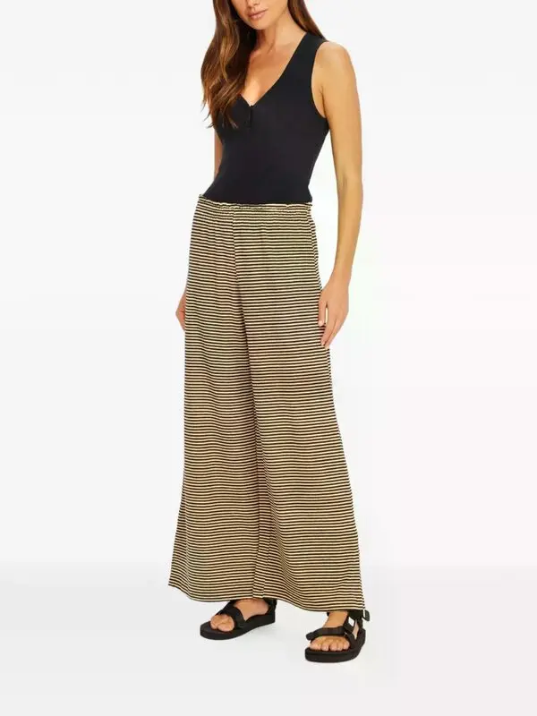 The Upside Santos Adriel Striped Trousers - Neutrals