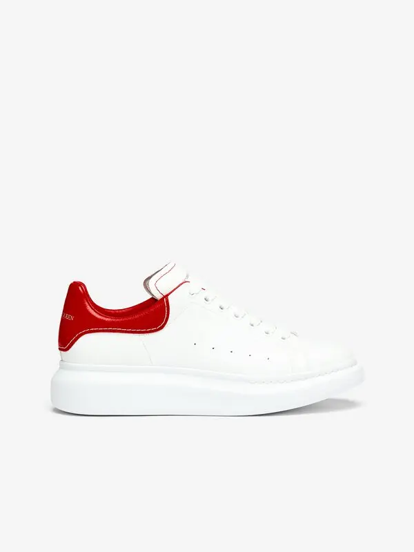 Alexander McQueen Oversized Sneaker - White/red