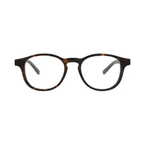 Gucci Round-frame Recycled Acetate Optical Frames 'havana/transparent - Brown