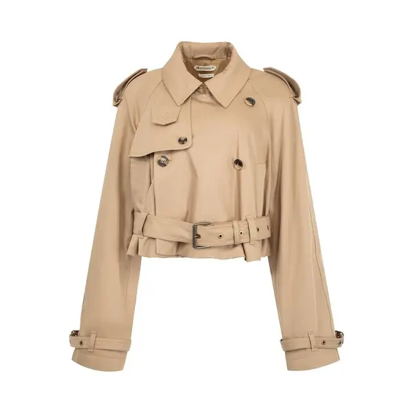 JW Anderson Cropped Trench 'beige - Tan