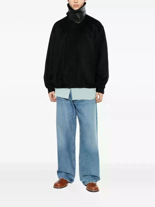 SSSTEIN Mouton-collar Padded Jacket