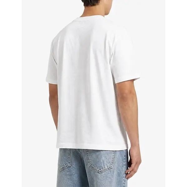 The Kooples Logo-embroidered Short-sleeve Cotton T-shirt
